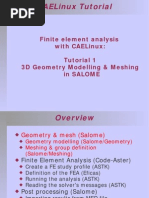 Mecway FEA Tutorial Guide | PDF | Stress (Mechanics) | Voltage