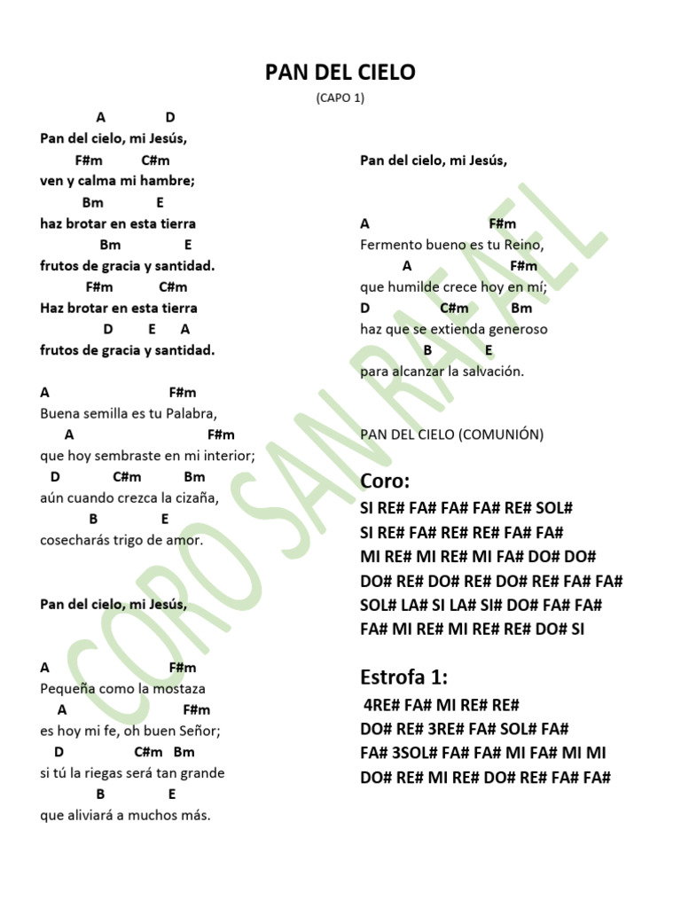 Pan Del Cielo | PDF