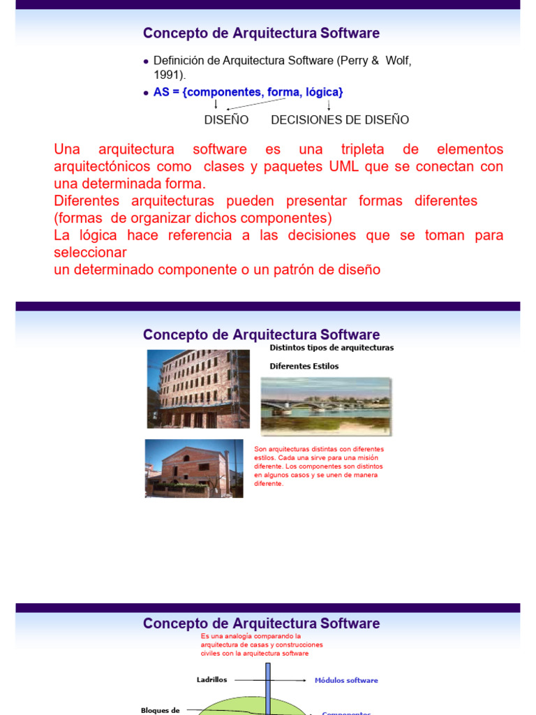 01 - Diseño y Arquitectura de Software - P1 | PDF | Software | Patrón de diseño de software