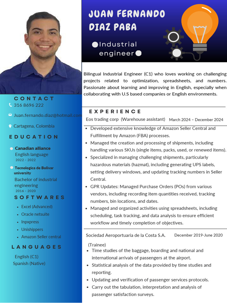 CV Juan Fernando Diaz Paba-6 | PDF