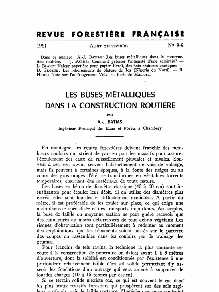 Buses Metallique | PDF | Forêt | Béton