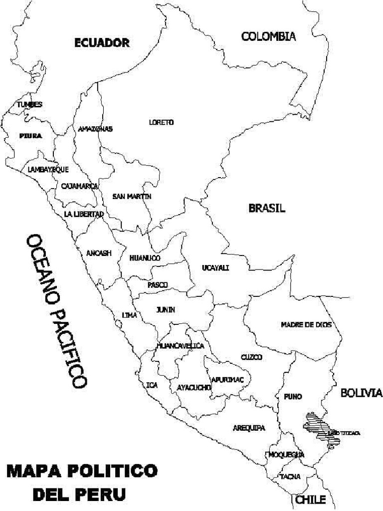 Mapa Del Peru | PDF