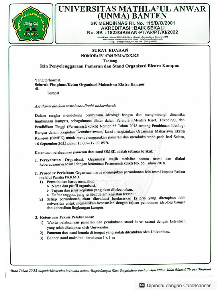 Surat Edaran | PDF