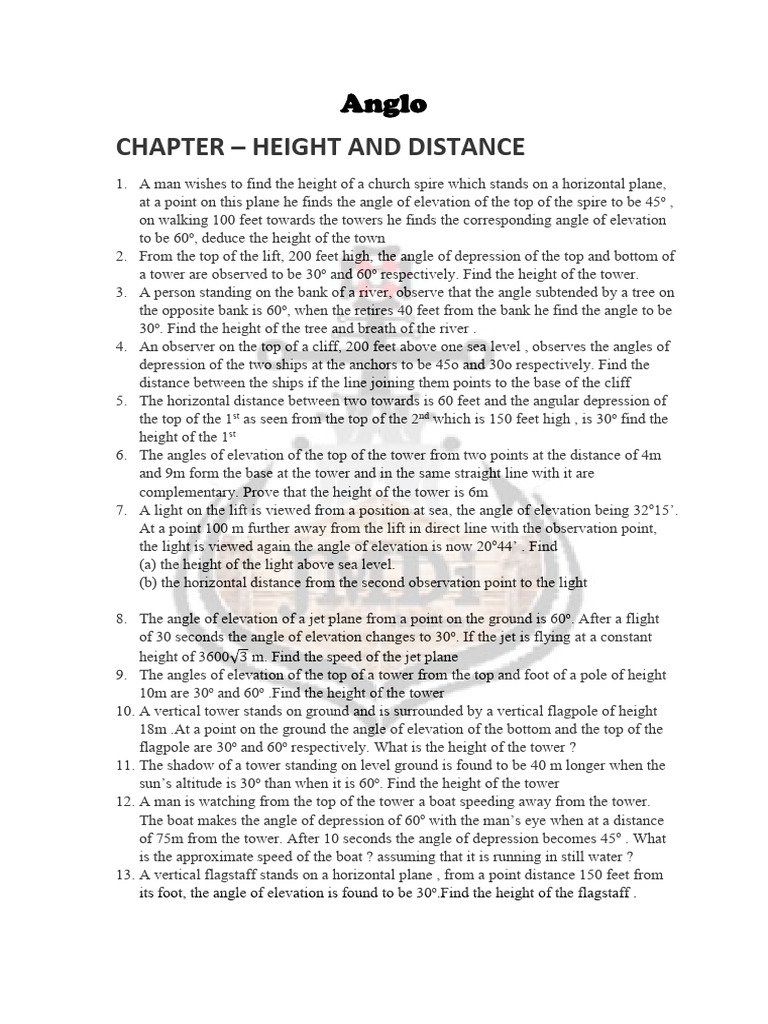 Maths Interveiw Questions | PDF | Trigonometry | Geometry