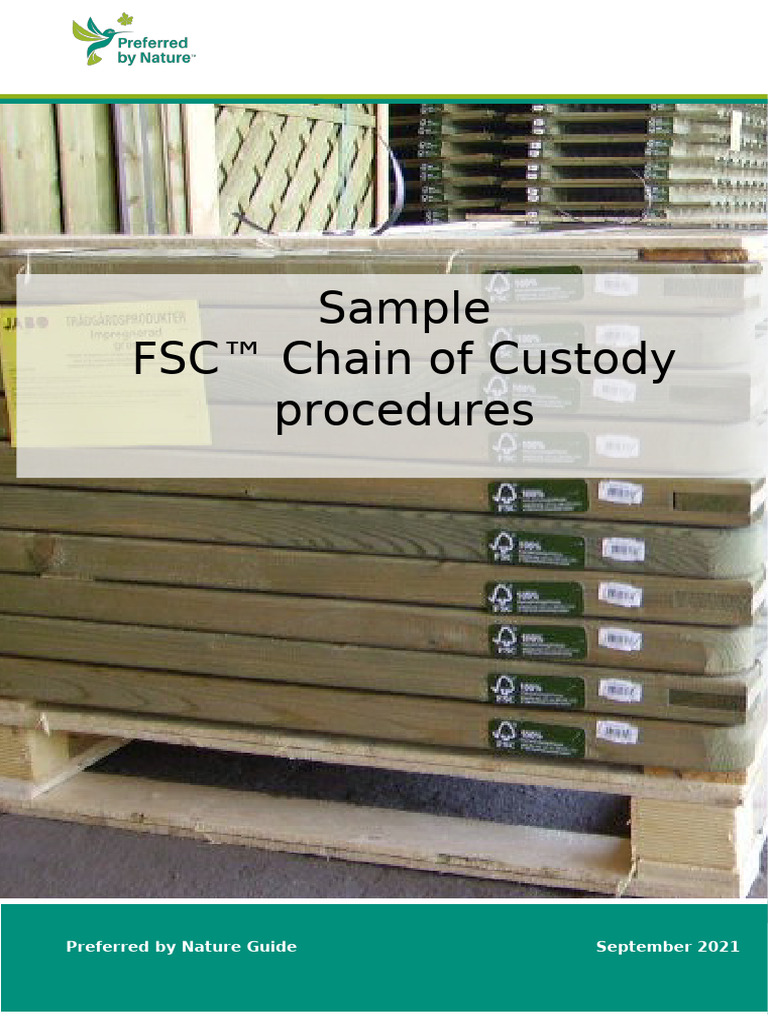 Sample FSC Procedures Transfer 1sept21 | PDF | Forest Stewardship ...