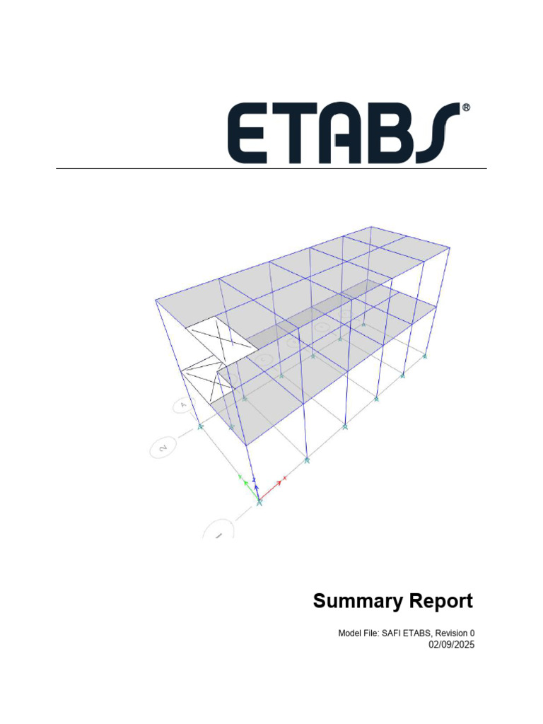 ETABS 22.0.0-Report Viewer | PDF | Mechanical Engineering | Applied And ...