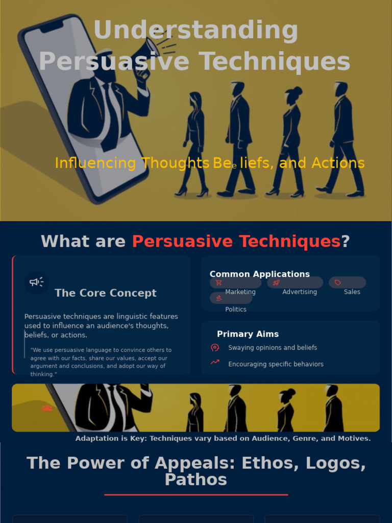 Mastering 3 Persuasive Techniques | PDF | Persuasion | Social Psychology
