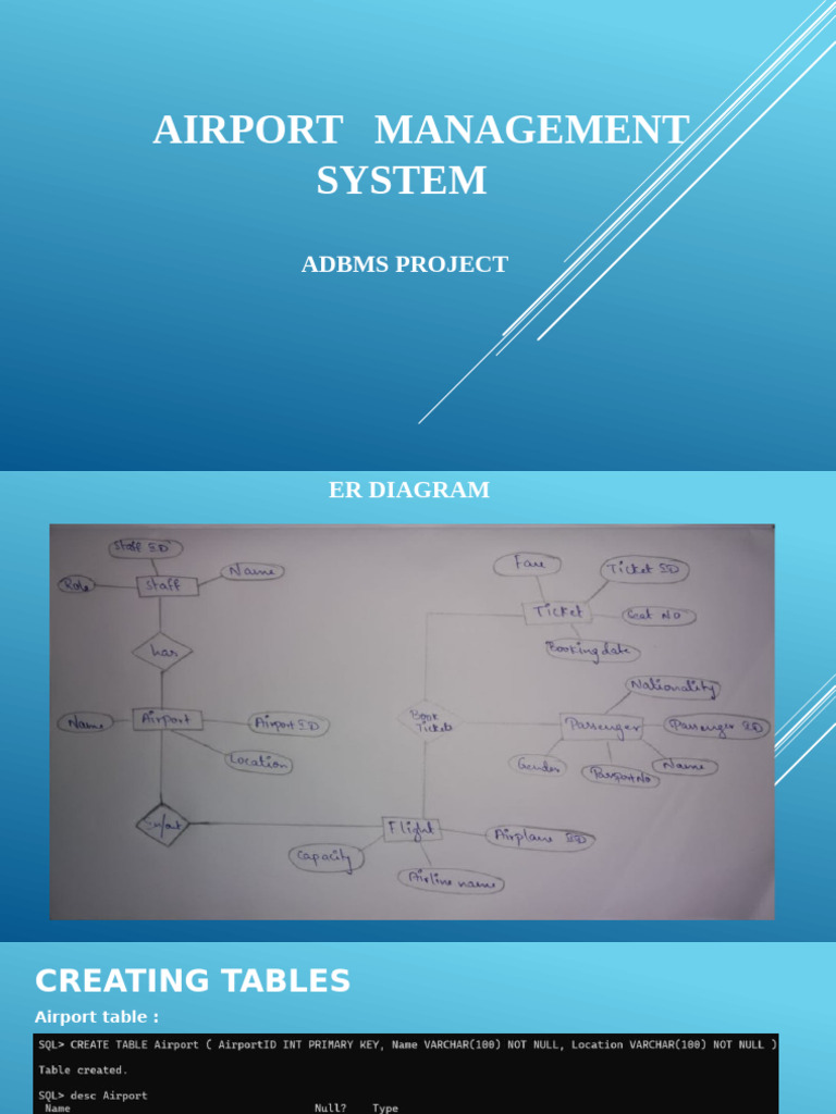 Airport Management System | PDF