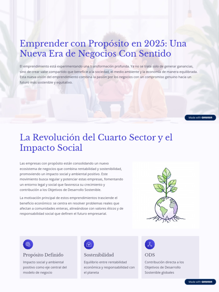 Emprender Con Proposito en 2025 Una Nueva Era de Negocios Con Sentido ...