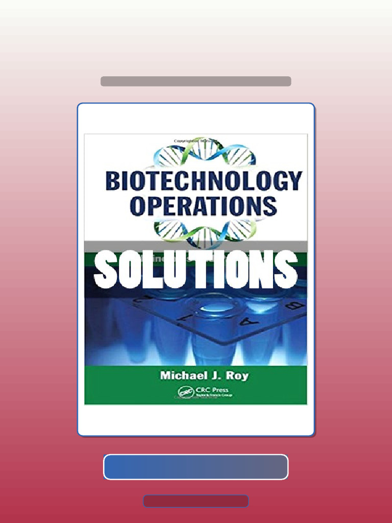 Ultimate Bundle Biotechnology Operations Principles and Practices 1 Ed ...