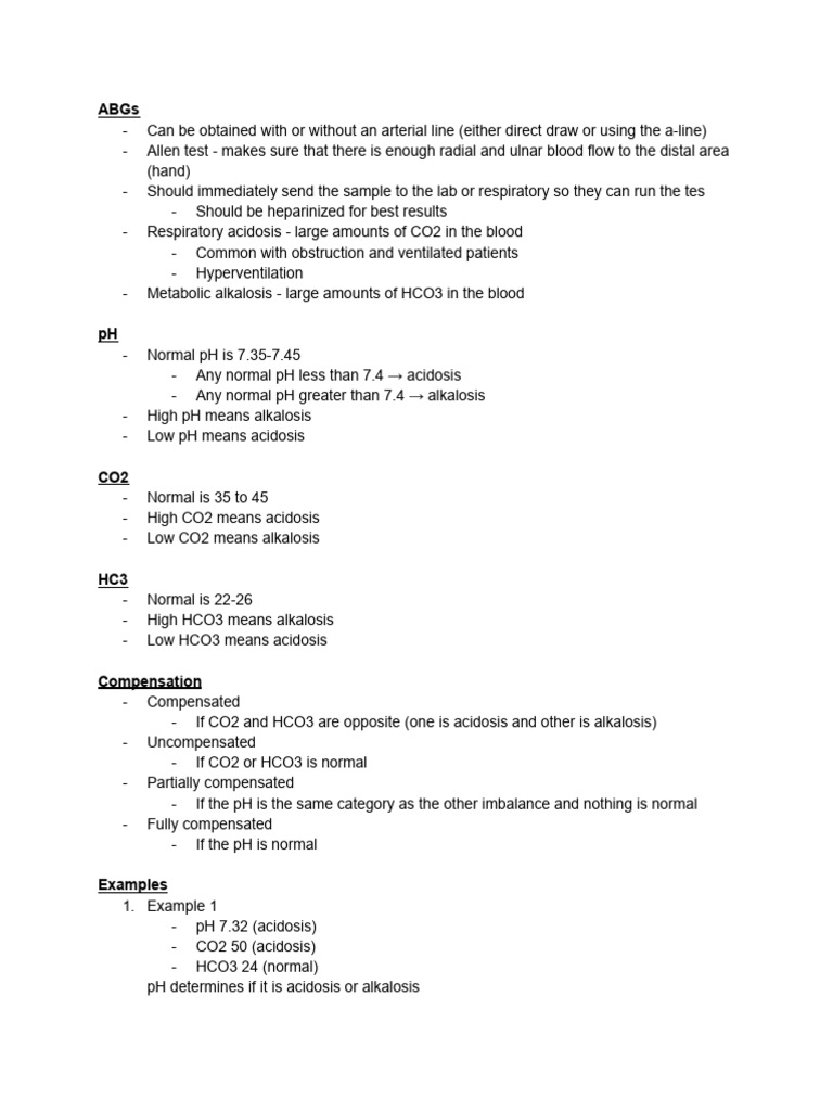 ABGs and Fluid and Electrolyte Imbalance | PDF | Dehydration | Heart ...