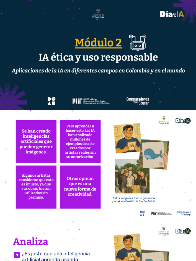M-dulo 2 - IA -tica y uso responsable.pptx | PDF | Inteligencia artificial | Inteligencia (IA) y ...