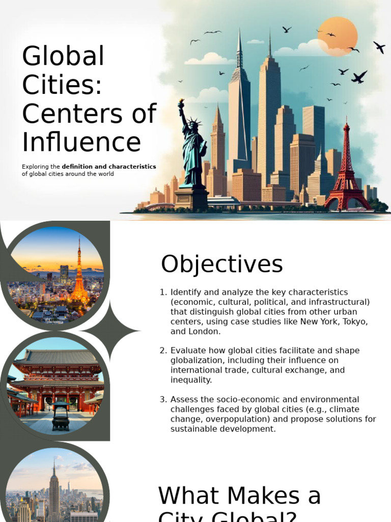 Global Cities Centers of Influence | PDF | City | Sustainability