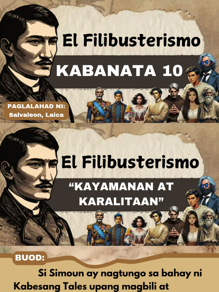 EL FILIBUSTERISMO Kabanata 10 | PDF
