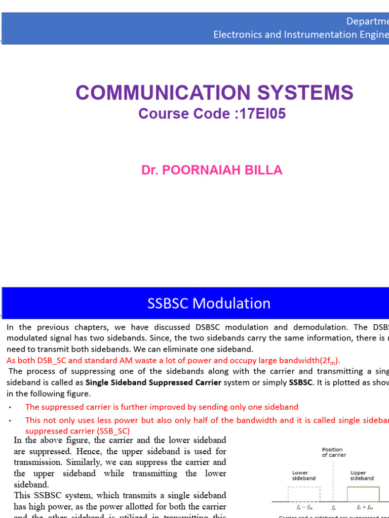 AC UNIT II Linear Modulation | PDF | Multiplexing | Detector (Radio)