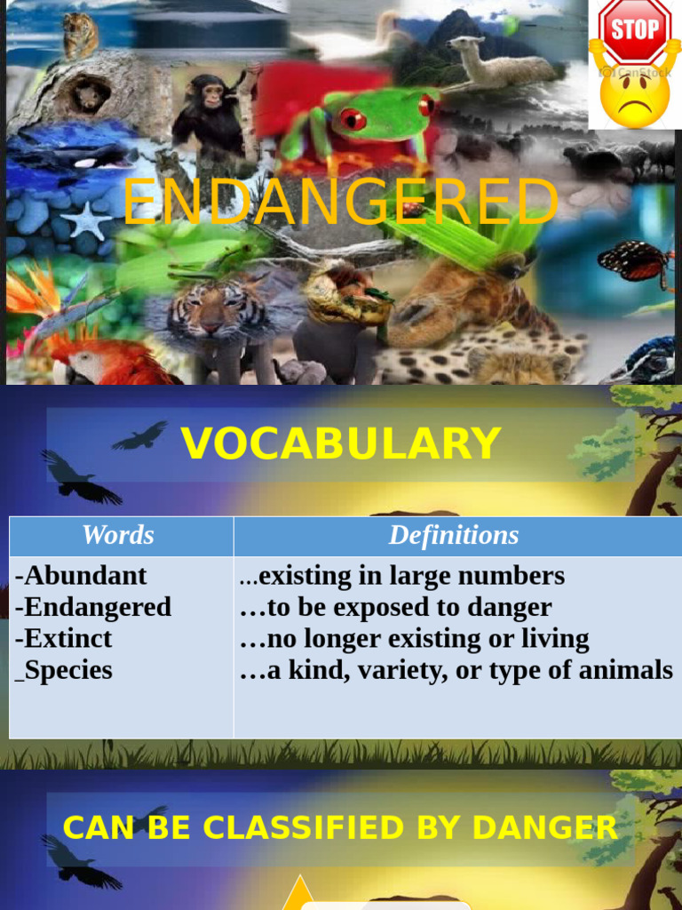 Endangered Animals Classroom Posters 137059 | PDF | Endangered Species ...