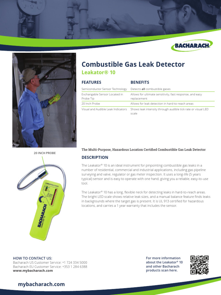 Leakator10 Ds MKTG00104 en 1 | PDF | Gases | Chemical Process Engineering