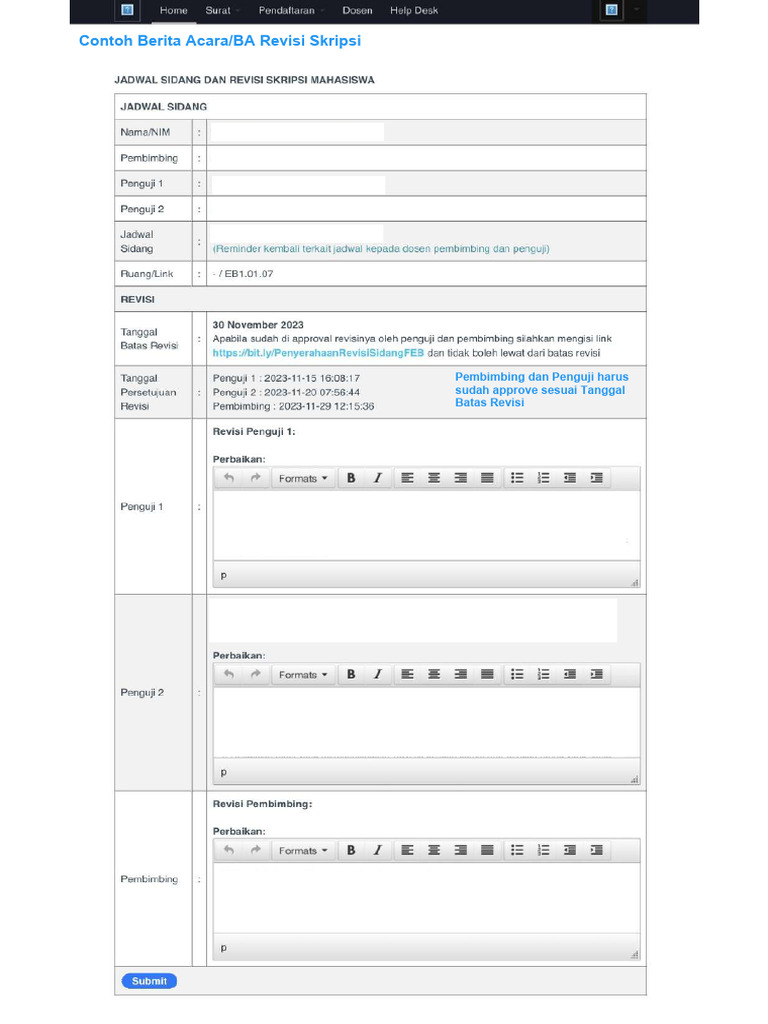 Contoh Syarat Sa Yudisium 2 | PDF