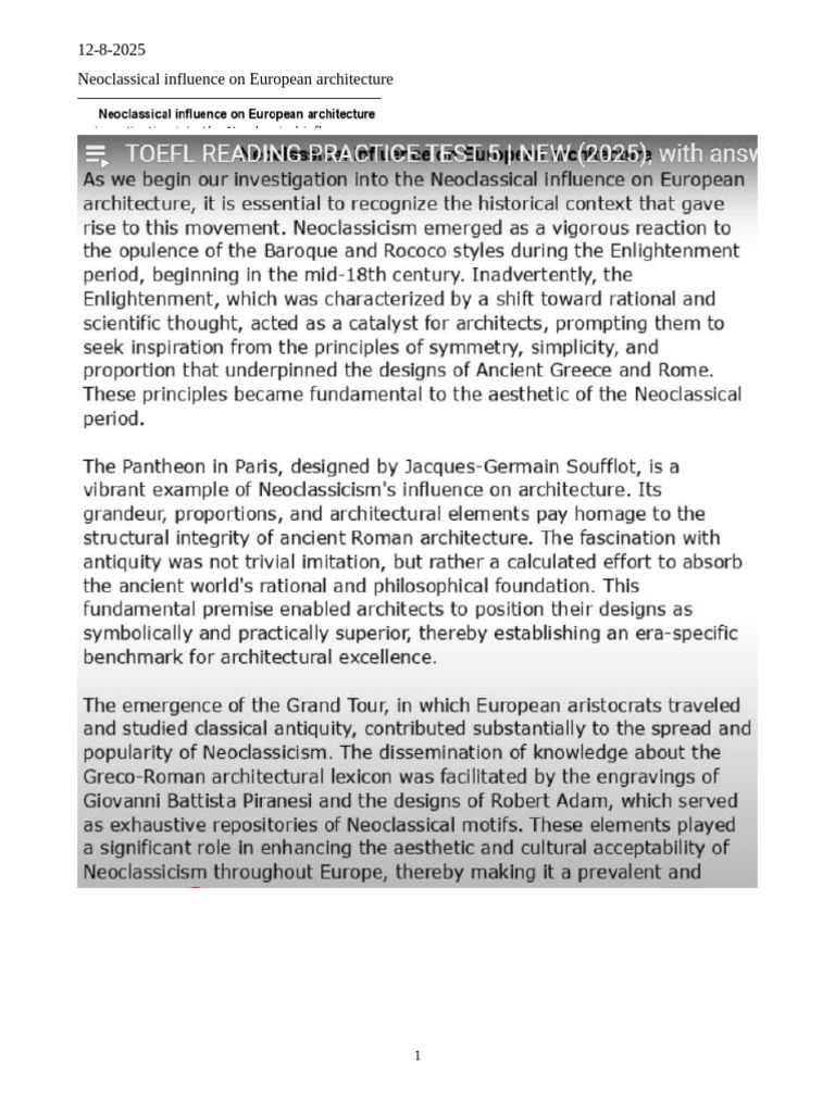 TOEFL Reading Practice 5-7 | PDF
