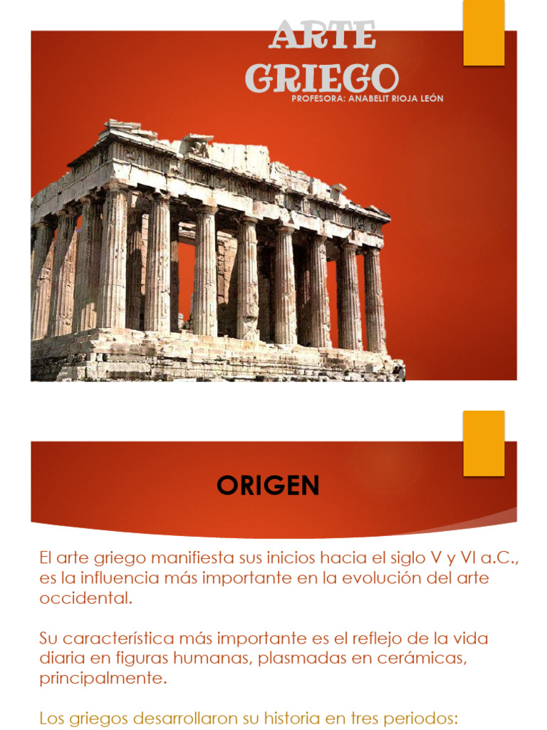 Arte_griego - Lic. Anabelit.pptx | PDF | Escultura | Grecia clasica