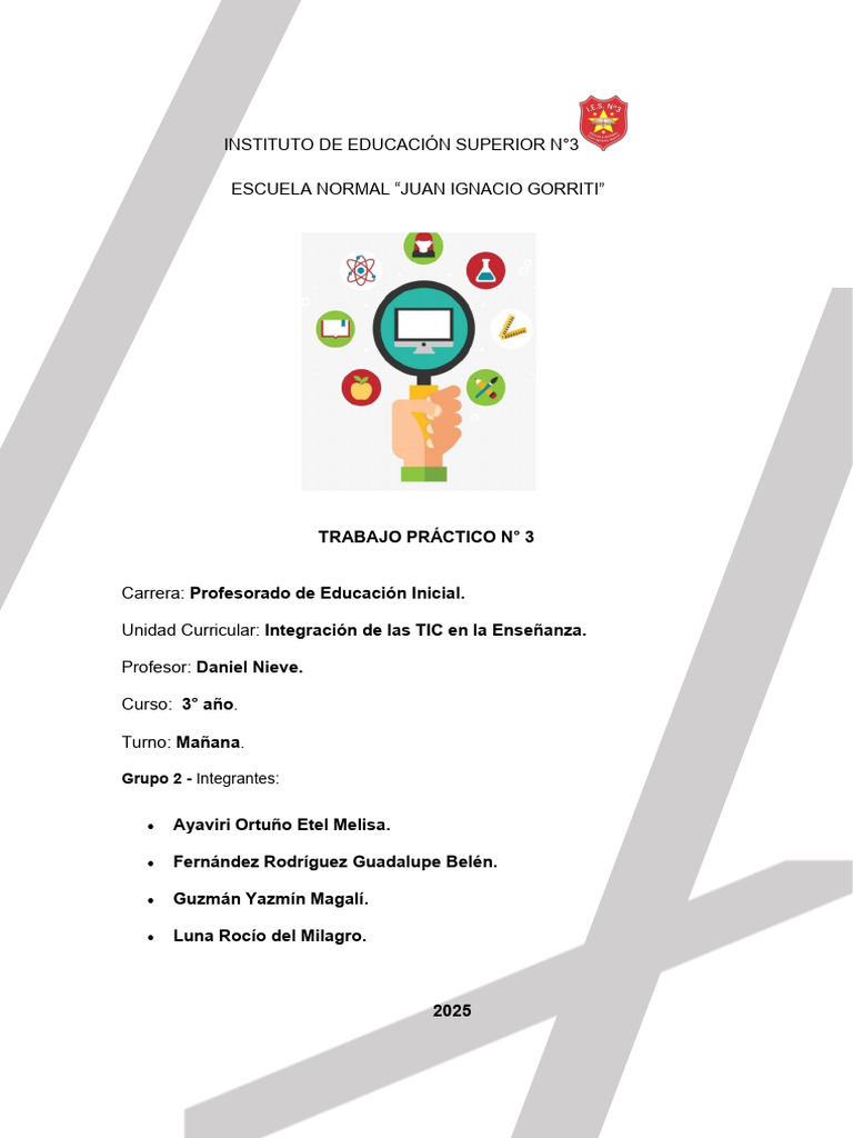tp3 TIC..... | PDF | Enseñando | Evaluación