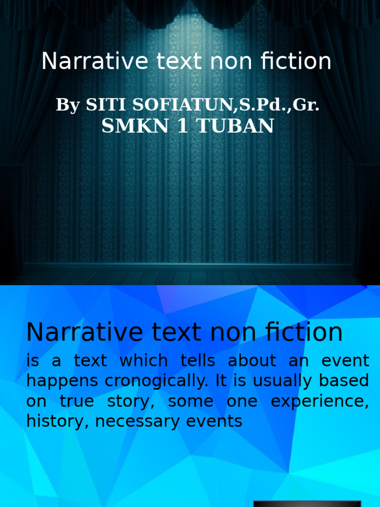 Narrative Text - Non Fiction | PDF