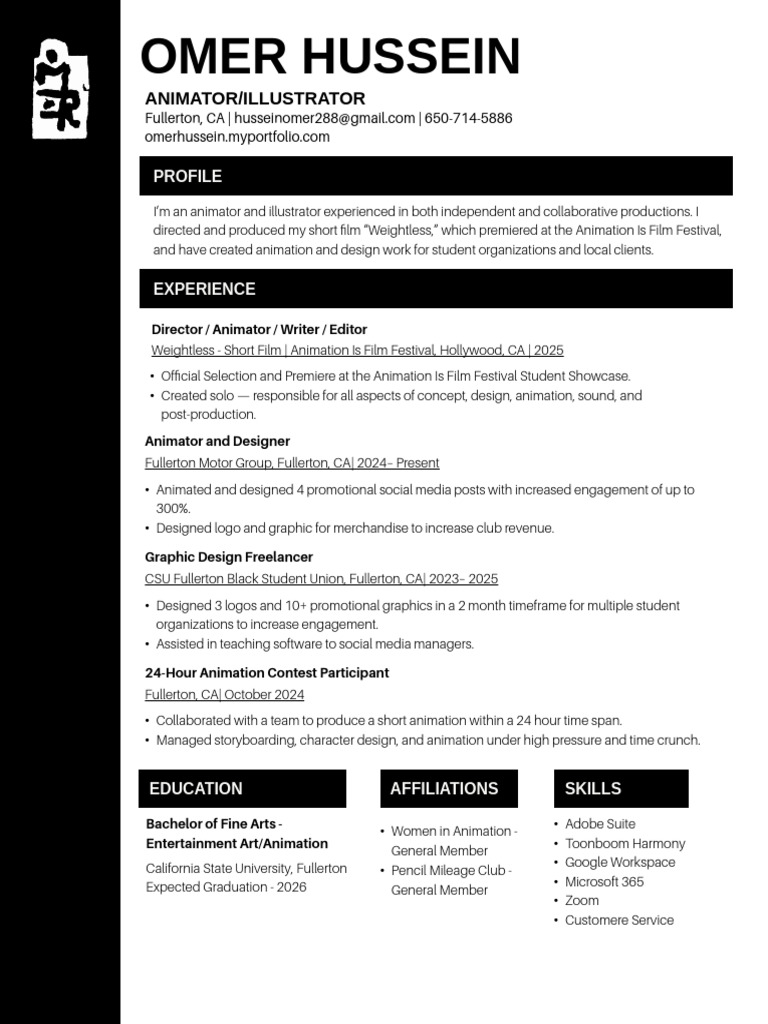 Omer Hussein Resume | PDF