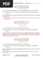 AP Precalculus Practice MCQs For Unit 2A | PDF | Function (Mathematics) | Exponential Function