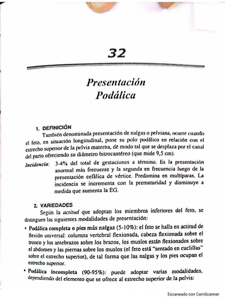 Posición Podalica | PDF