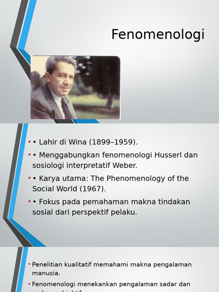 Fenomenologi Alfred Schutz dan Makna Sosial | PDF