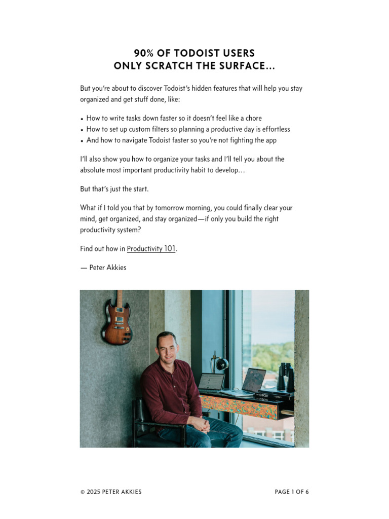Todoist Cheat Sheet | PDF | Keyboard Shortcut | Computing