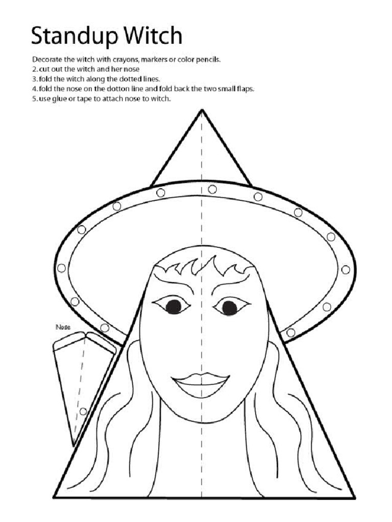 Halloween Witch Craft Fun Activities | PDF