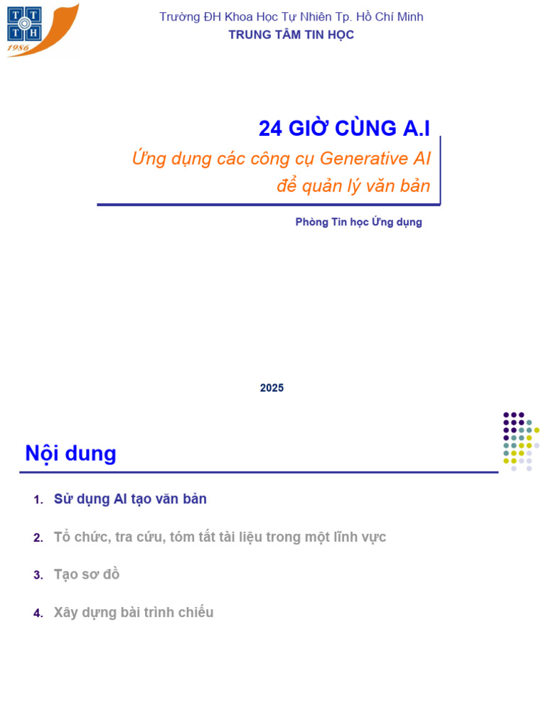 Bai 02 Ung Dung Generative de Quan Ly Van Ban | PDF