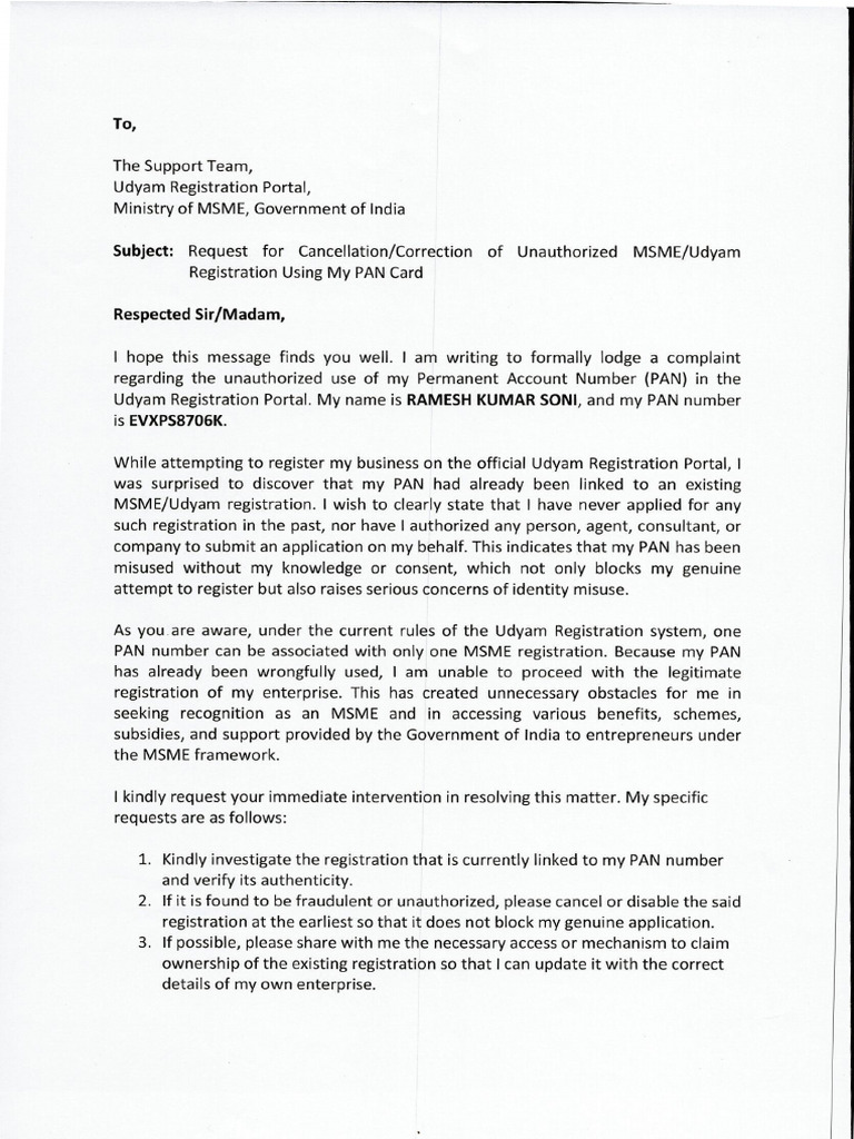 Final Letter | PDF