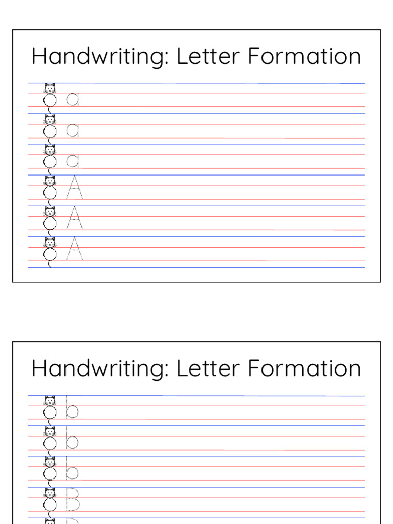 Handwriting Alphabet | PDF