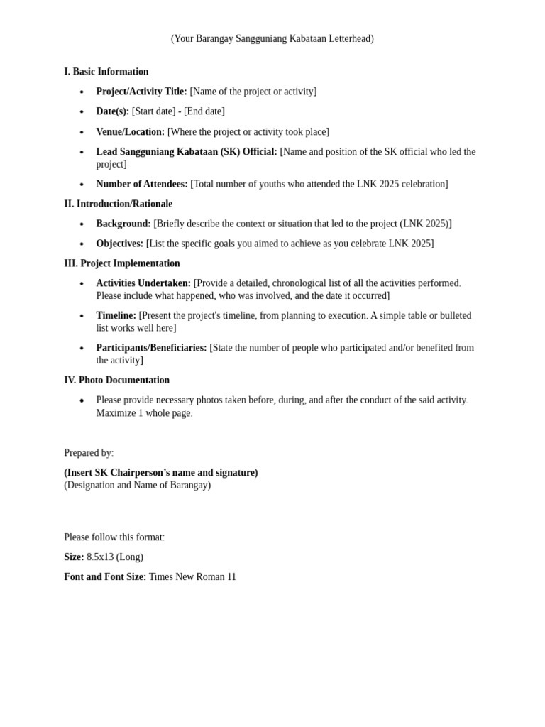 LNK Accomplishment Report | PDF