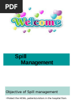 Hospital Spill Management Guidelines | PDF