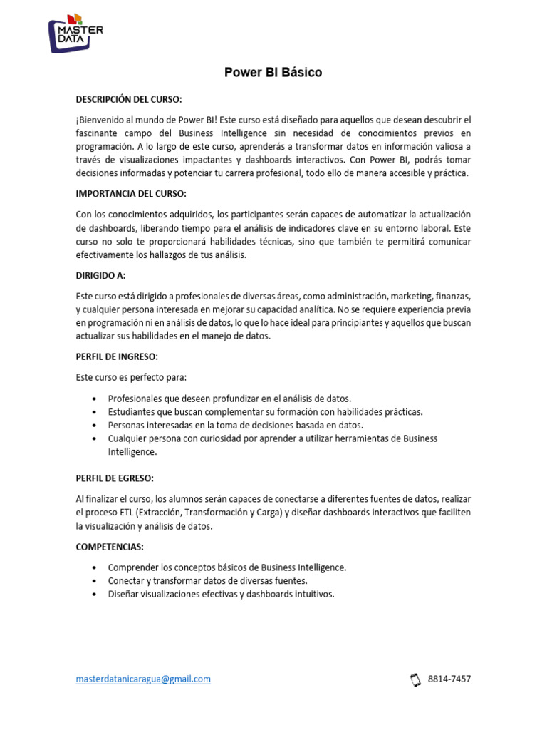 Curso Básico de Power BI para Principiantes | PDF | Análisis de los ...