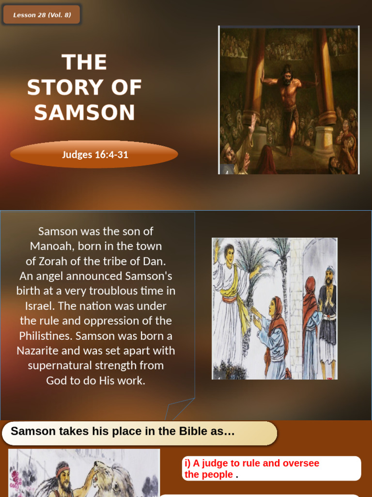 Samson's Fall and Redemption | PDF | Samson | Religious Belief And Doctrine