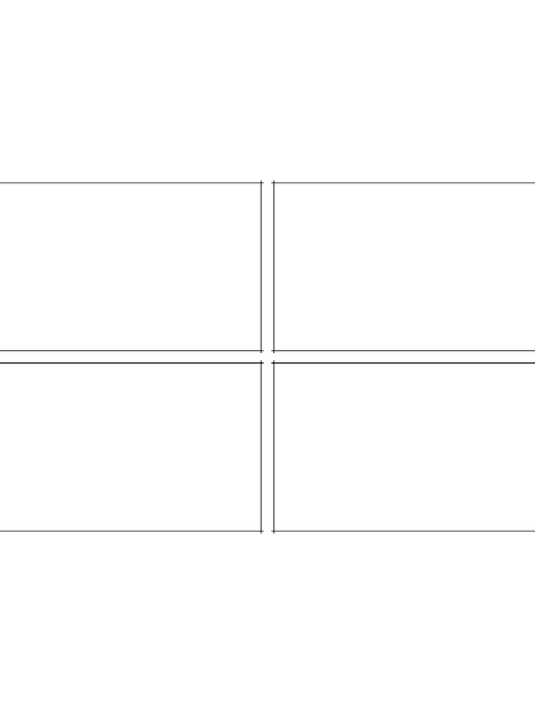 A4 Card Template 11x7cm 2x2 v2 | PDF