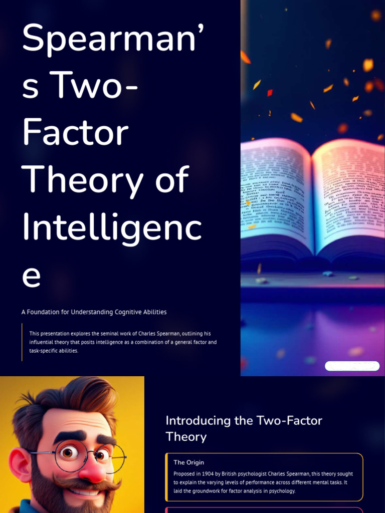 Spearmans Two Factor Theory of Intelligence 2 Compressed | PDF ...