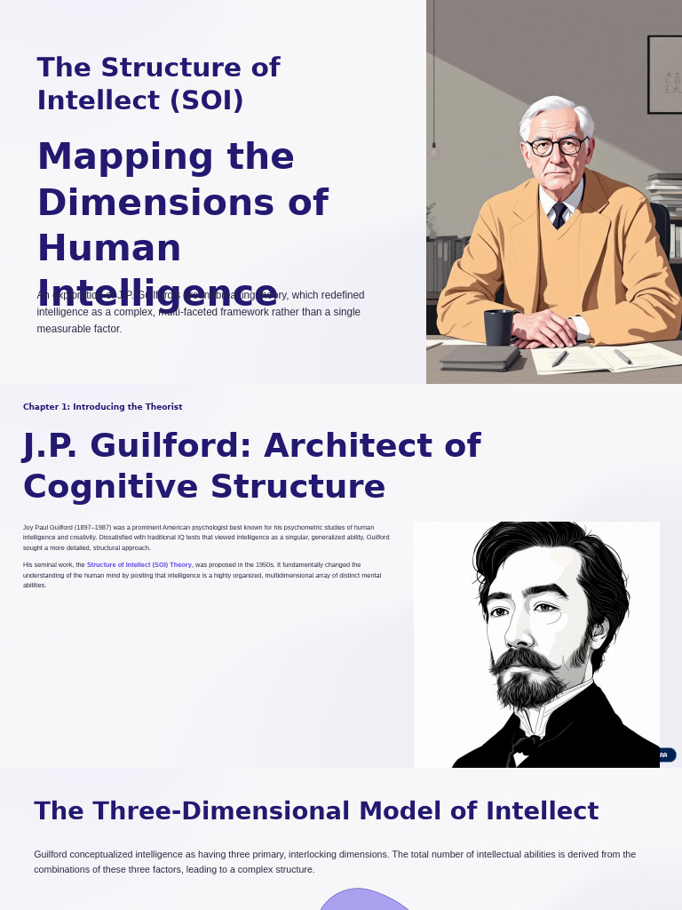 Guilford's Structure of Intellect Model | PDF | Intelligence | Information
