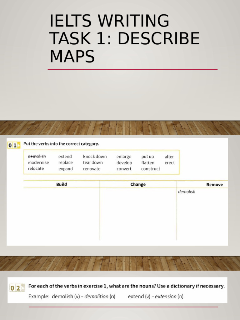 17.6.2024. Writing Task 1 Describe Maps | PDF