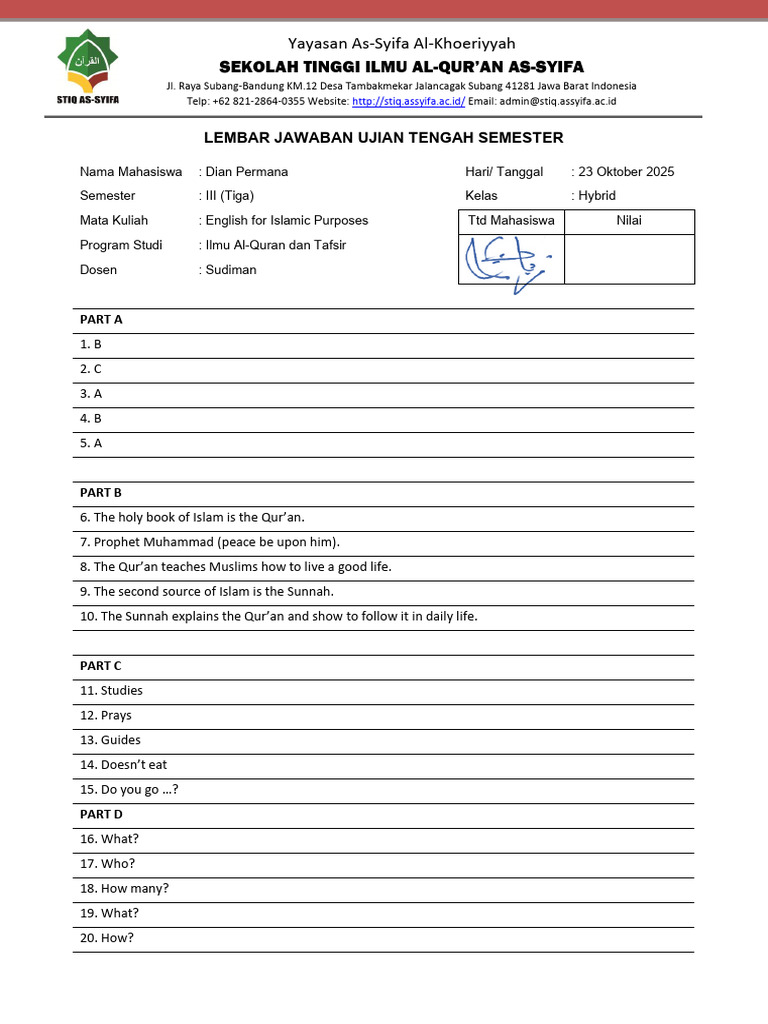 UTS Dian Permana 21124.0087 | PDF