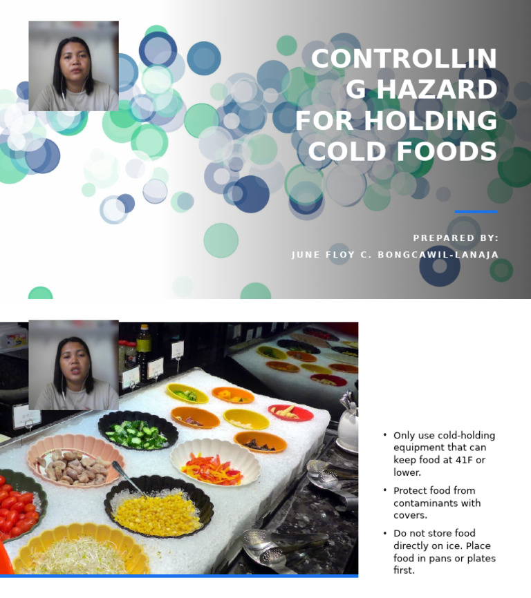 Controlling Hazard Holding Cold Foods | PDF