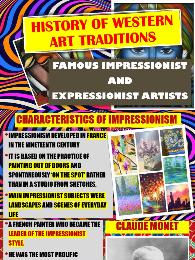 Lesson 3 Art 10 Famous Impressionist and Expressionist Artists 2025 ...