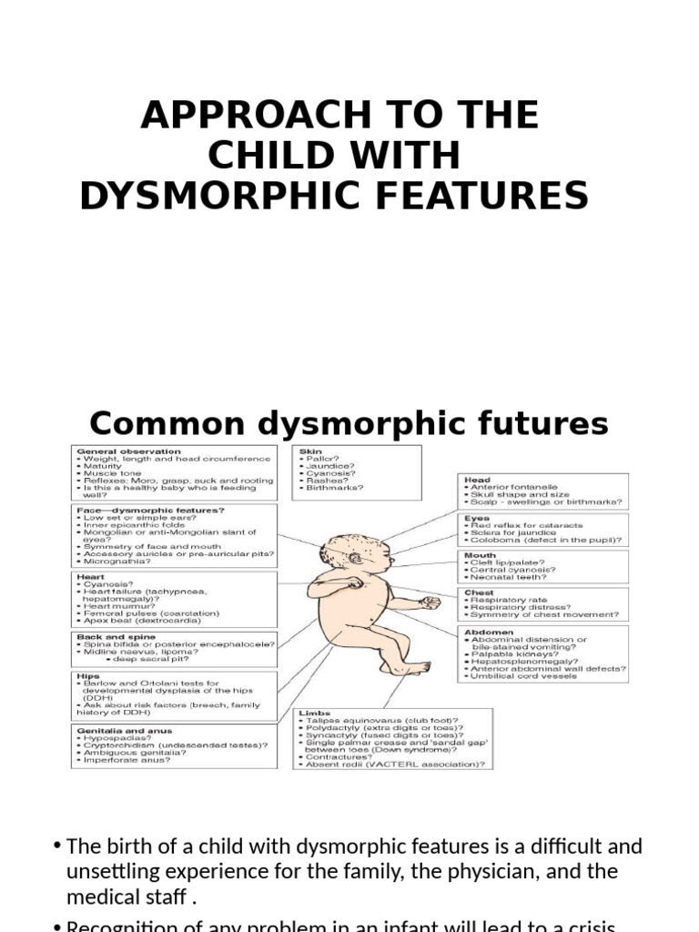 Evaluating Children with Dysmorphic Features | PDF | Medical Imaging ...