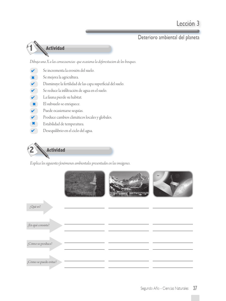Ciencia 2bt Lección 3 m5 | PDF