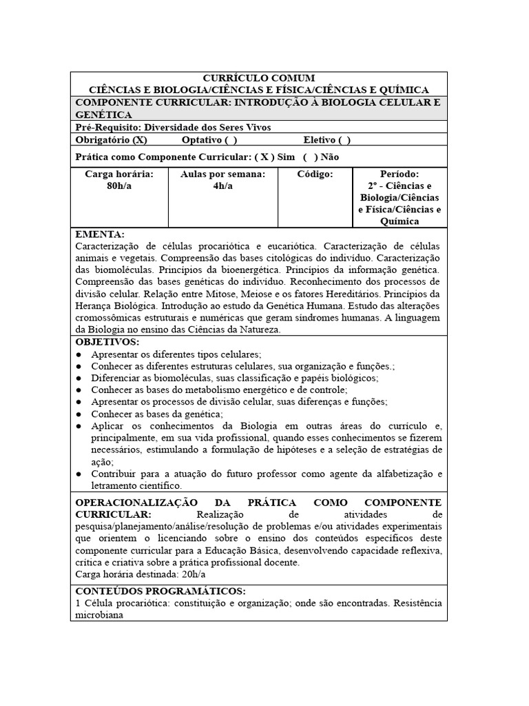 2P Introd Bio Cel Gen.docx | PDF | Célula (Biologia) | Genética