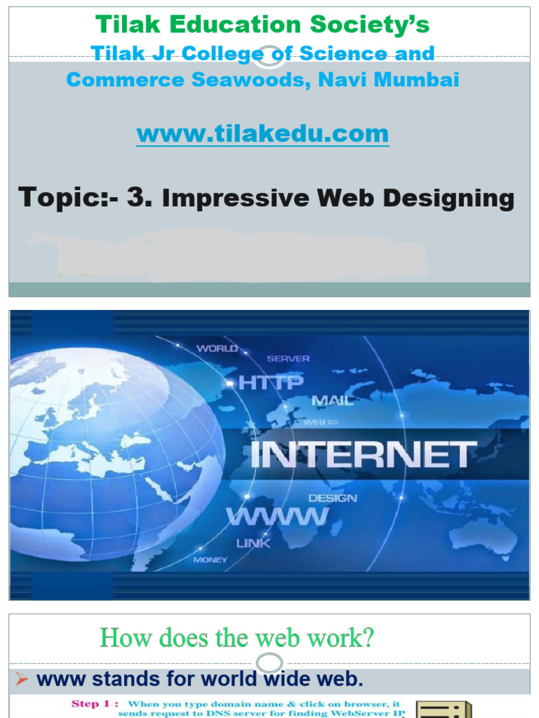 Introduction To HTML 1 | PDF | World Wide Web | Internet & Web